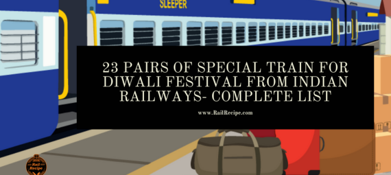 Special Train For Diwali Festival from Indian Railways