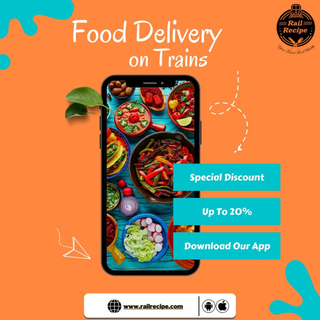 Food At Train : RailRecipe E-Catering Food Service