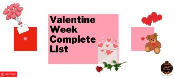 Valentine Week Complete List | 7th to 14th February ️