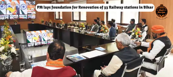 PM lays foundation for Renovation of 33 Railway stations in Bihar